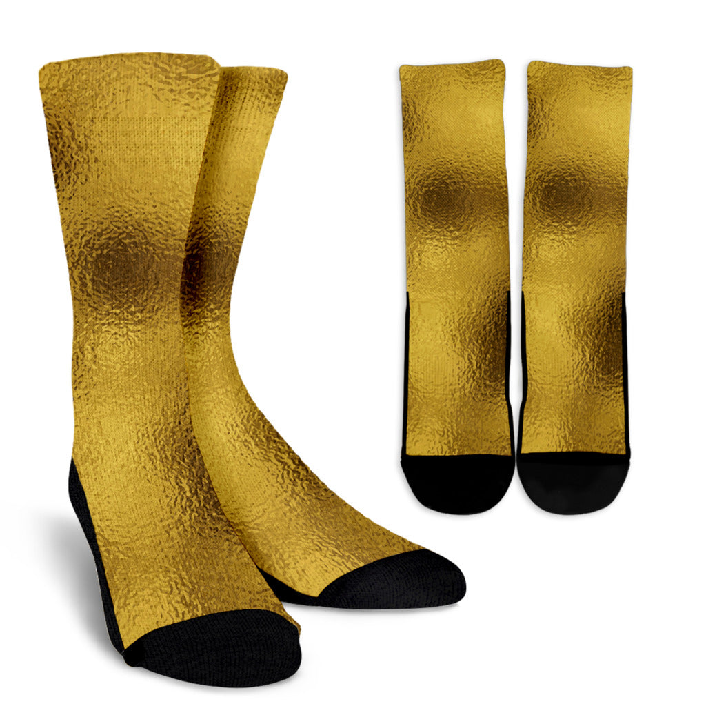 Glittering Gold Crew Socks – This is iT Original