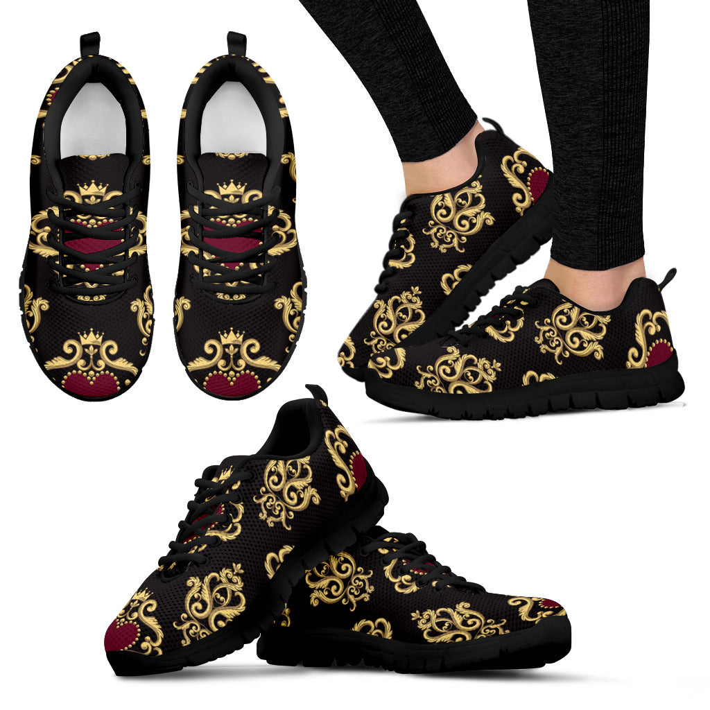 Luxury Royal Hearts Women's Sneakers – This is iT Original