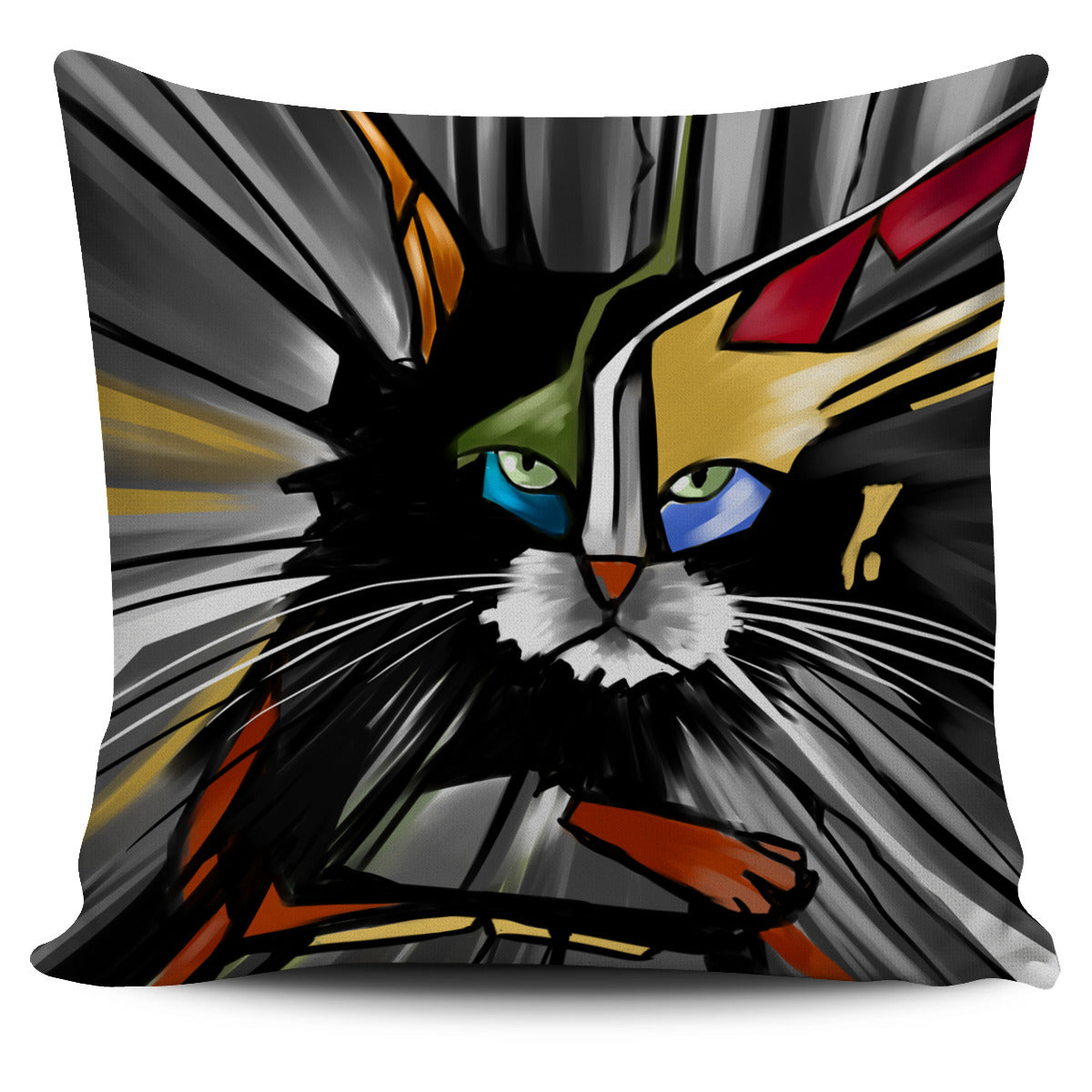 Beautiful Grey Cat Pillow Cover – This is iT Original