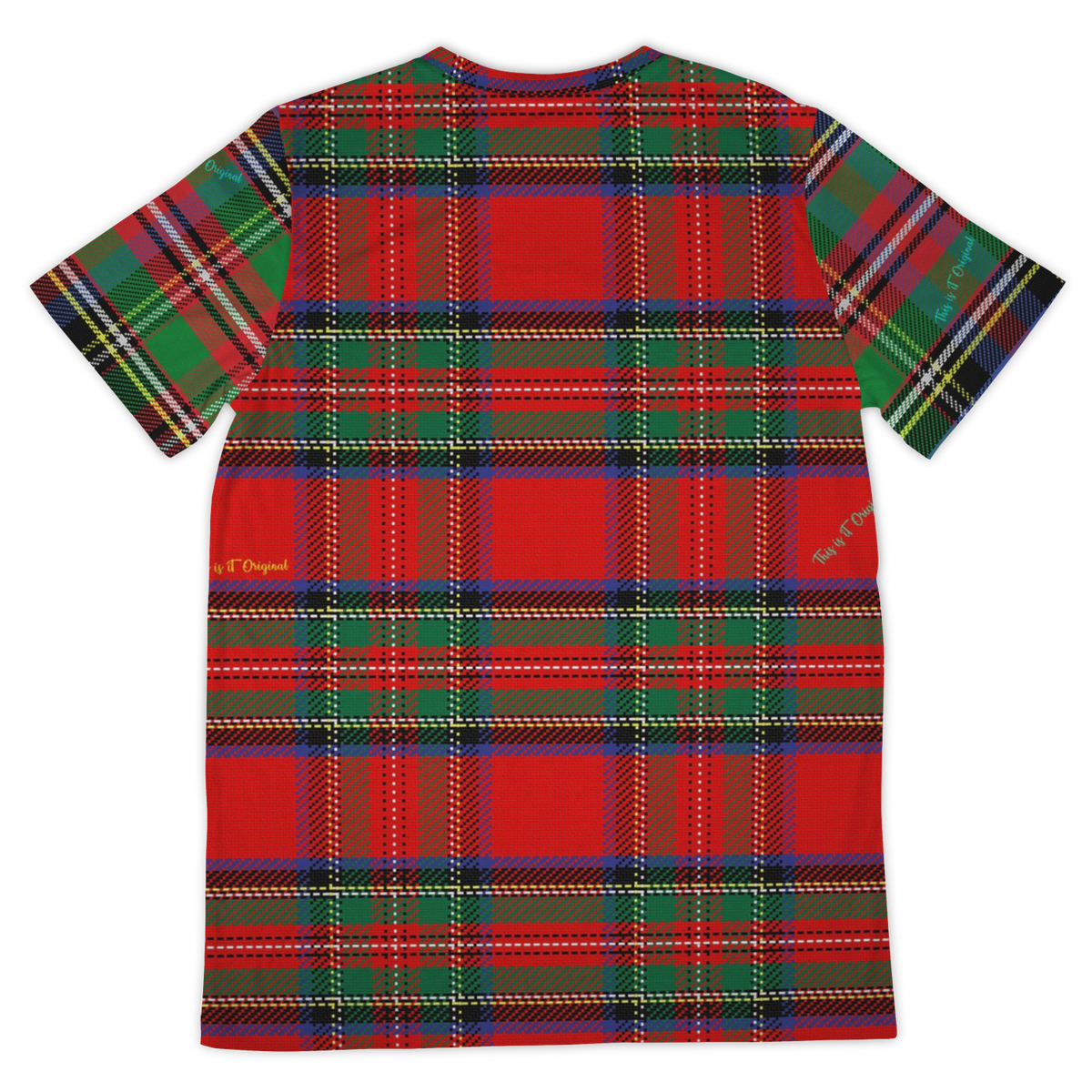 Perfect Classic Tartan Luxury Design Green And Red Street Wear T-shirt ...