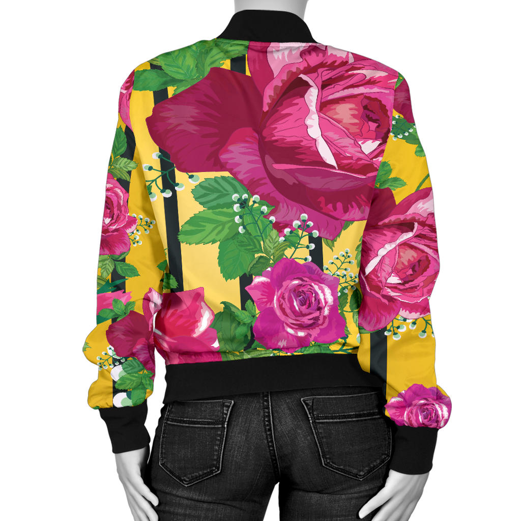Luxury Rose Women's Bomber Jacket – This is iT Original