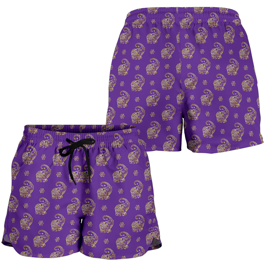 Lucky Purple Elephant Women's Shorts – This is iT Original