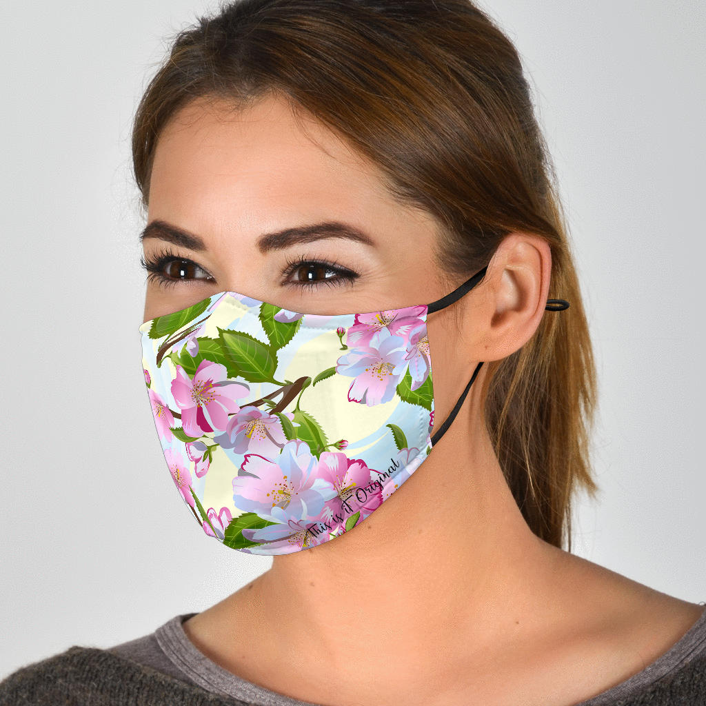 Pink Floral Art Design Protection Face Mask – This is iT Original