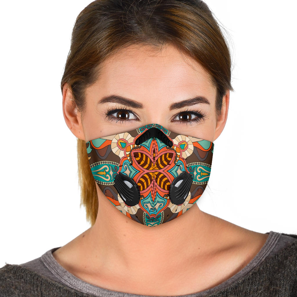 Most Beautiful Mandala Three Premium Protection Face Mask – This is iT ...