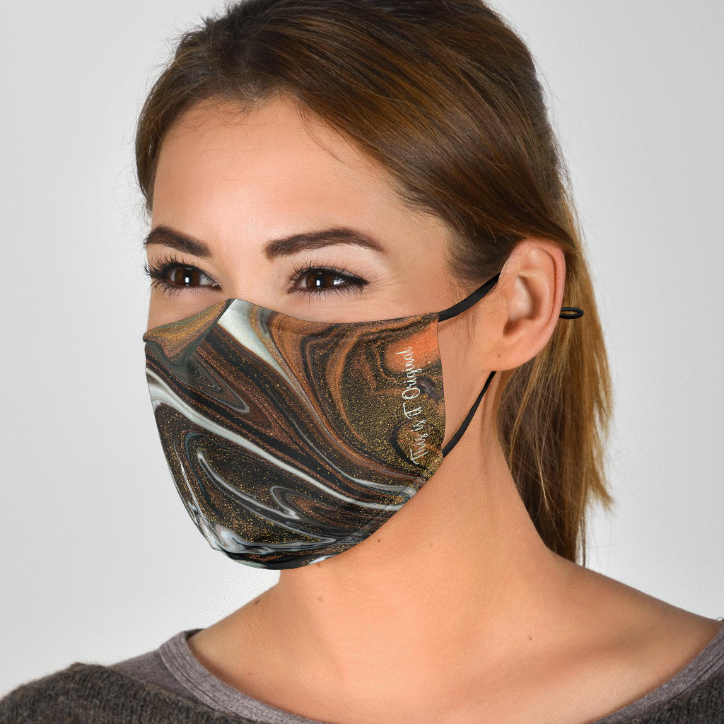 Luxury Exclusive Marble Design One Protection Face Mask – This is iT ...
