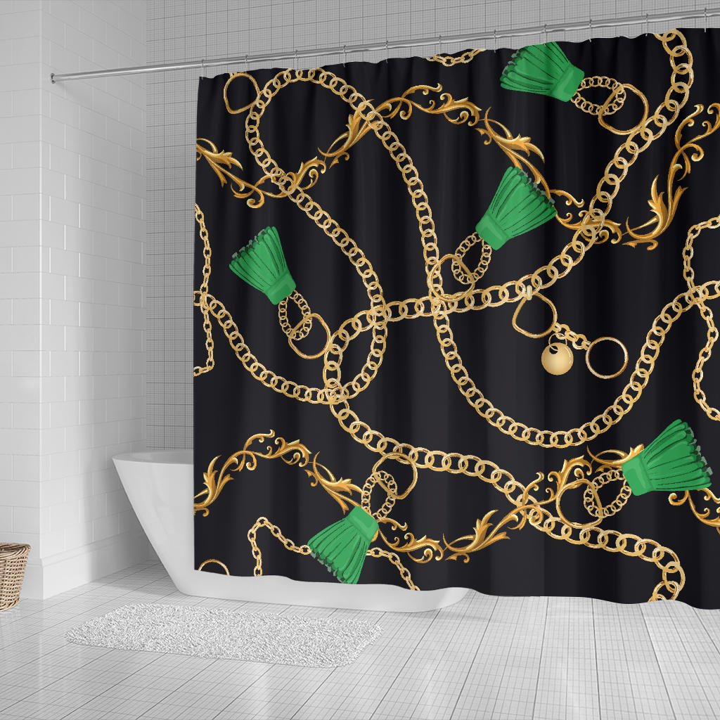 Luxury Chain Shower Curtain – This is iT Original