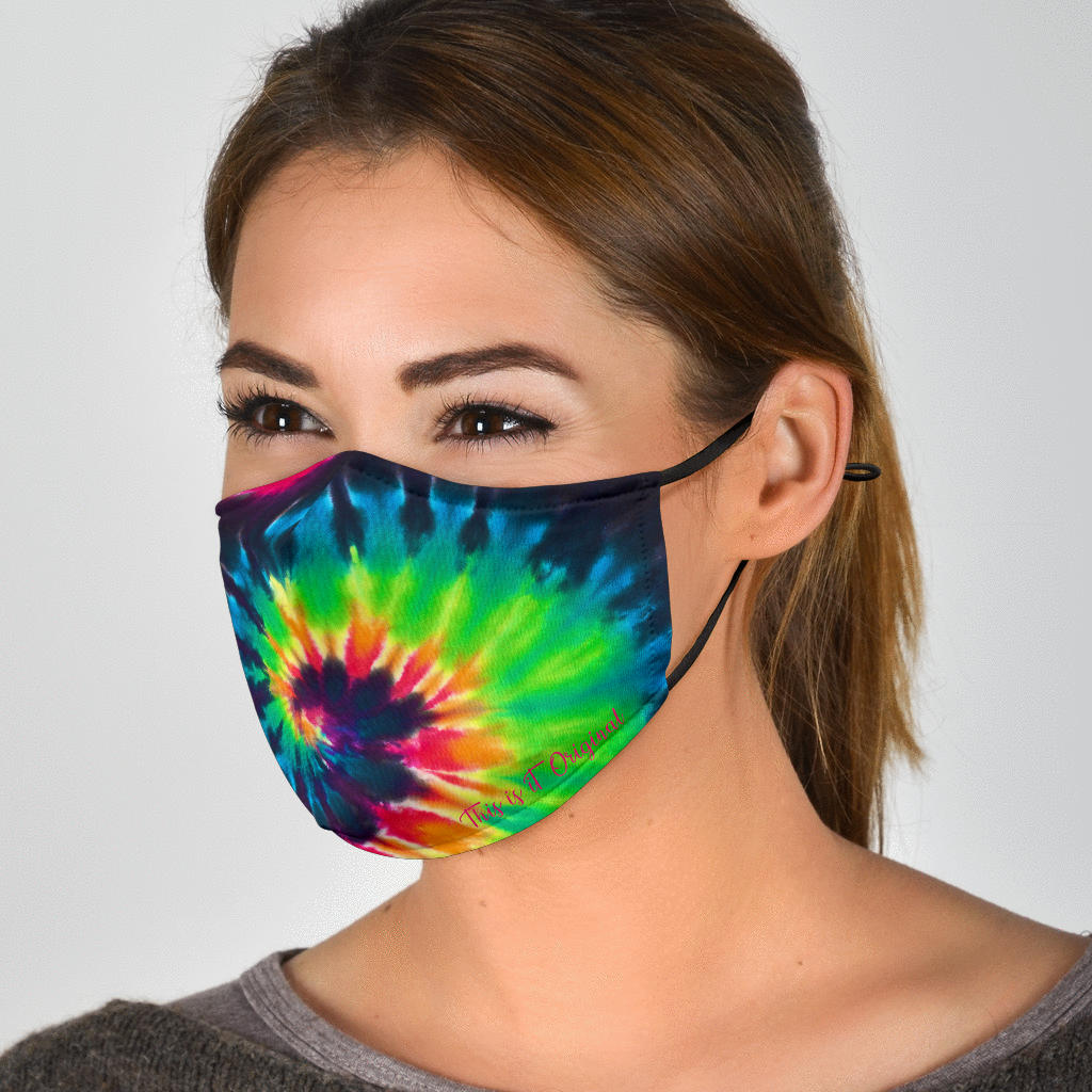 Tie Dye Rainbow Colors Protection Face Mask – This is iT Original