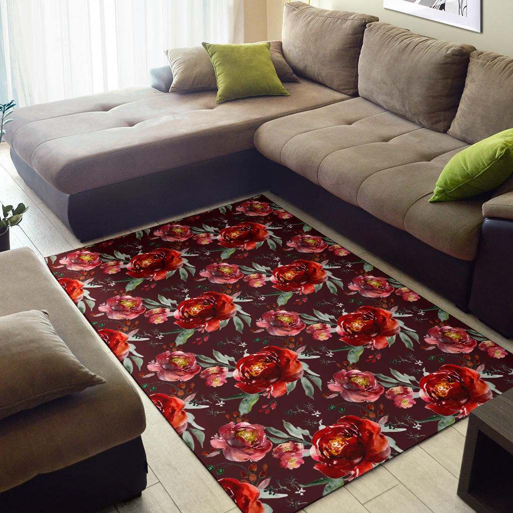 Royal Rose Red Garden Area Rug – This is iT Original