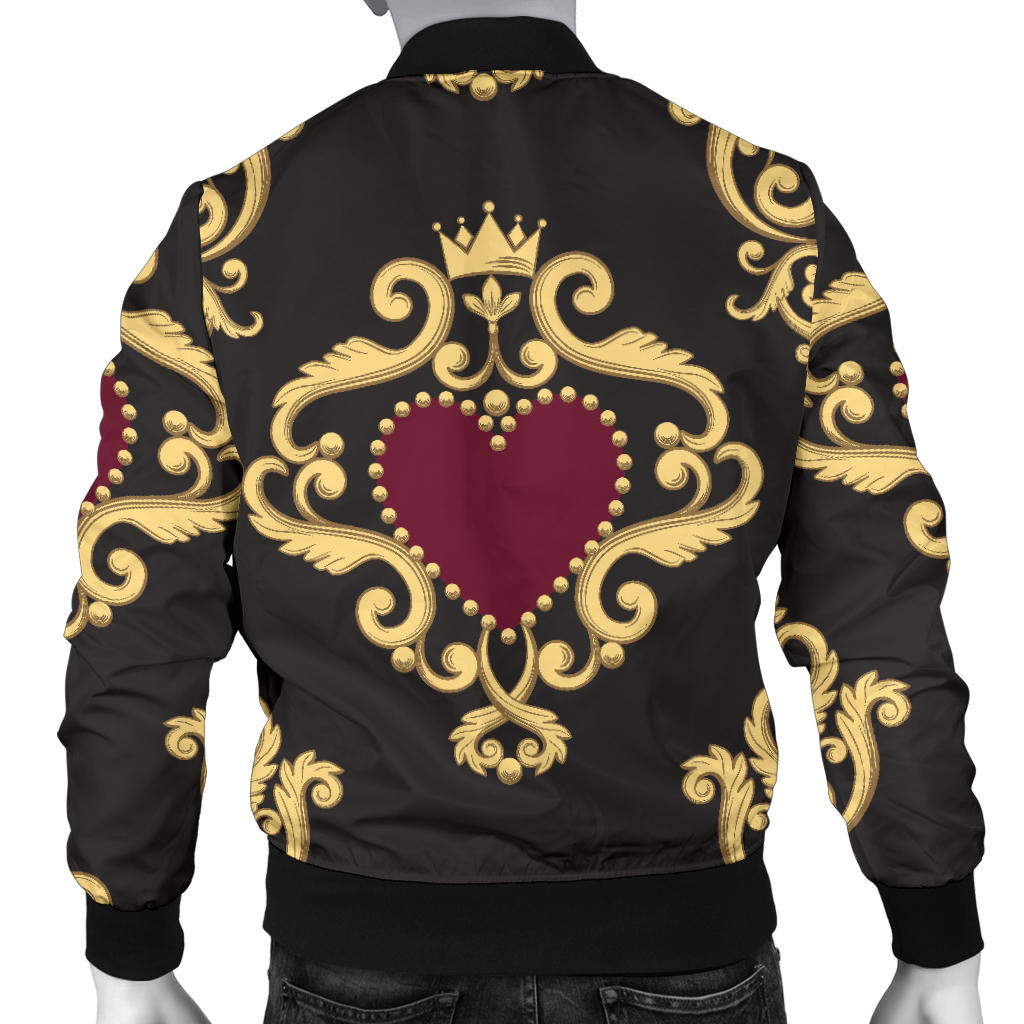 Luxury Royal Hearts Men's Bomber Jacket – This is iT Original