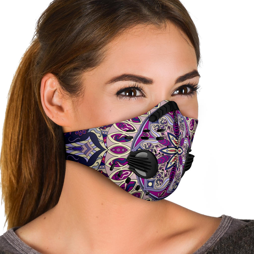 Violet Special Mandala Design Premium Protection Face Mask – This is iT ...