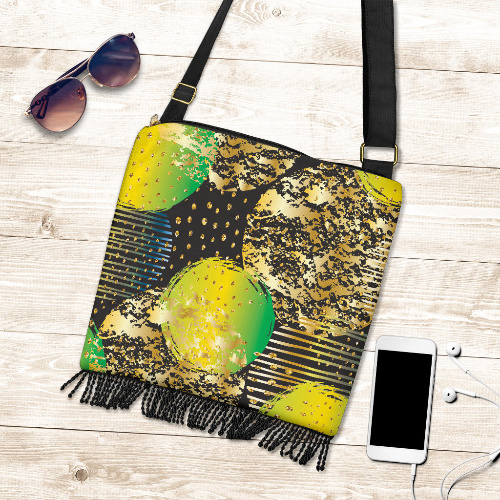 Energizing Neon Dots Crossbody Boho Handbag – This is iT Original