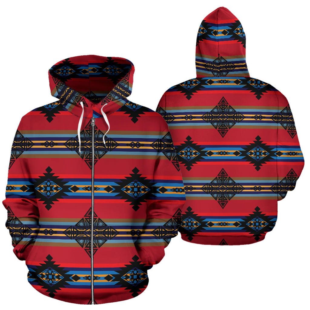 Red Fire Zip Hoodie – This is iT Original