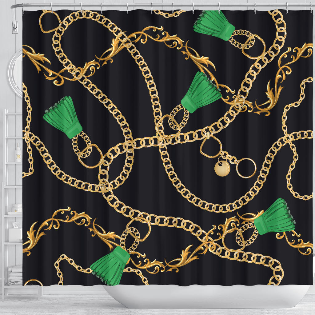 Luxury Chain Shower Curtain – This is iT Original