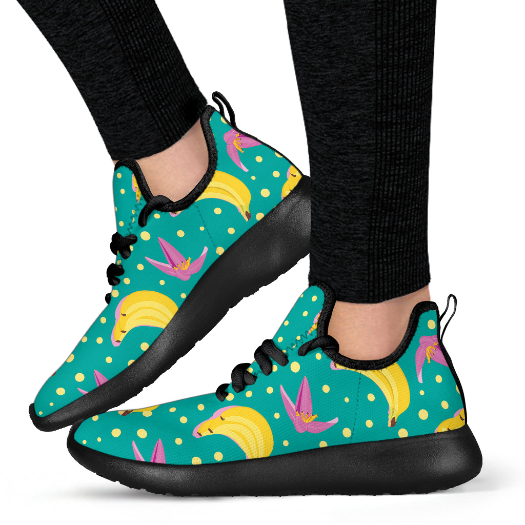 Banana Split Mesh Knit Sneakers Black – This is iT Original