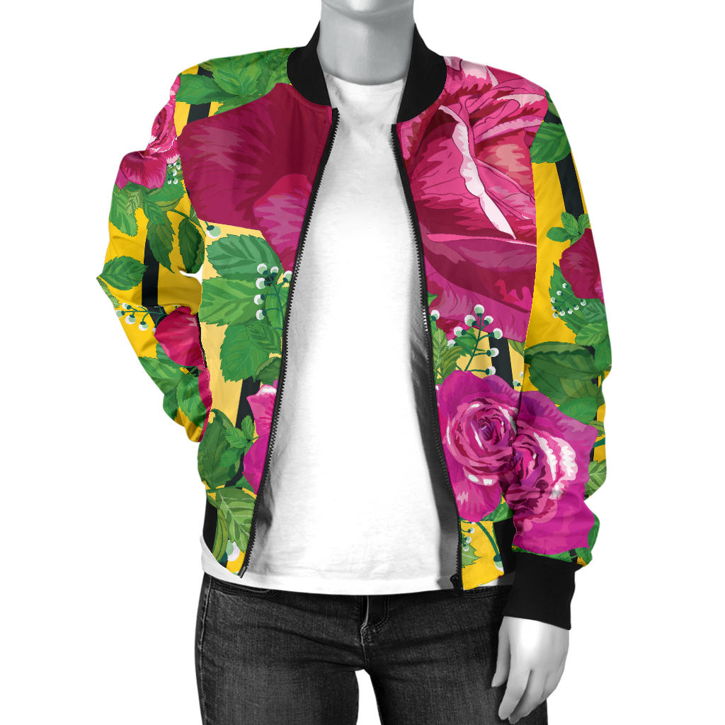 Luxury Rose Women's Bomber Jacket – This is iT Original