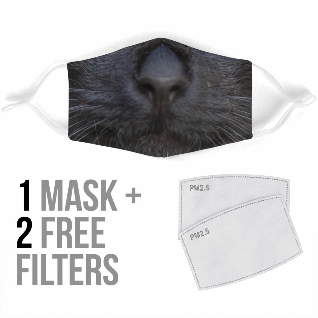 Lovely Black Cat Protection Face Mask – This is iT Original